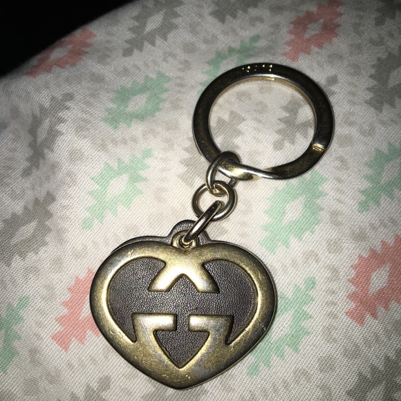 Gucci | Other | Authentic Gucci Heart Interlock Keychain | Poshmark